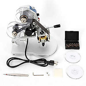 Electric Hot Stamp Ribbon Printer Hot Foil Date Code Printing Machine Manual Coding Machine 110V