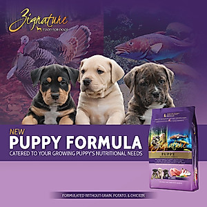Zignature Puppy Formula Dry Dog Food, 12.5lb Bag
