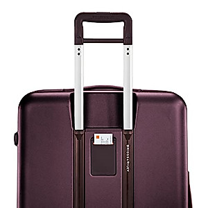 Briggs & Riley Sympatico Hardside Large Spinner Luggage, Plum, 30-Inch Checked