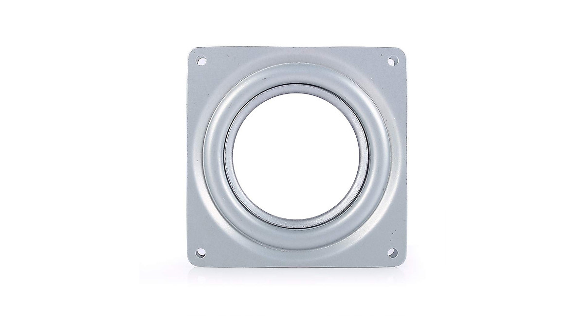 Gorgeri 4-inch Galvanized Steel Swivel Plate for Rotating Displays