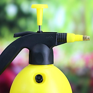 CLICIC Garden Pump Sprayer Portable,Hand-held Lawn Pressure Pump Sprayer Bottle with Adjustable Nozzle for Spraying Weeds/Watering/Home Cleaning/Car Washing 1 Gallon