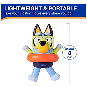 Swimways Bluey Floatin' Figures, Swimming Pool Accessories & Kids Pool Toys, Bluey Party Supplies & Water Toys for Kids Aged 3 & Up