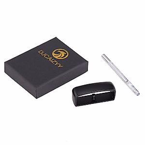 DJCAIZYY Black Belt Keeper 1 1/2" (40mm) Anti-slip Belt Loop Men's Belt Buckle Accessories