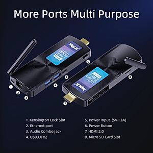 MeLE PCG02 Fanless Mini PC Stick Small Desktop Computer 4GB 128GB