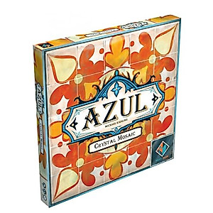 Azul Crystal Mosaic Board Game EXPANSION | Strategy Game | Tile Placement Game | Family Board Game for Adults and Kids | Ages 8+ | 2-4 Players | Avg. Playtime 30-45 Minutes | Made by Next Move Games