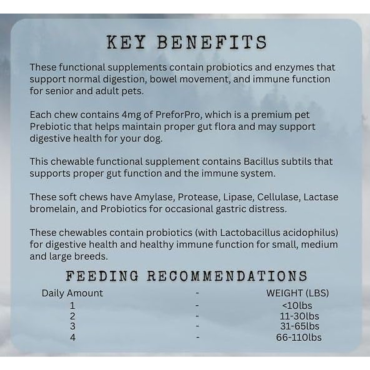 Primal Nutrition Probiotics for Dogs - Digestive Enzymes for Gut Flora, Digestive Health, Diarrhea & Bowel Support - Dog Supplement Soft Chew for Pet Immune System - Chicken