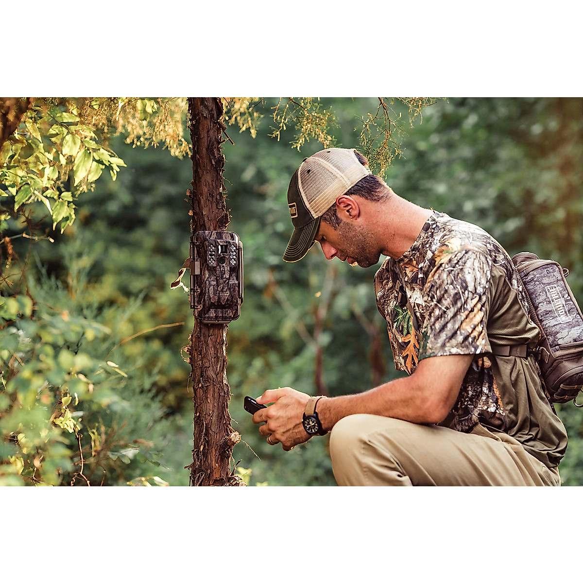 Moultrie Mobile XA-6000 Cellular Trail Camera | AT&T Network, Moultrie Pine Bark (MCG-13479)