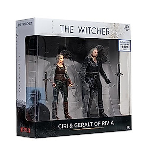McFarlane Toys - The Witcher Ciri & Geralt of Rivia (Season 3) 7in Action Figure 2pk