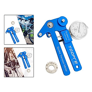 Vaveren Bikes Tension Meter Spokes Calibration Tool Durable Road Bike Indicator Meter Mountain Bike Rim Adjustment Tensiometer Bike Aluminum Alloy, Mechanical Meter