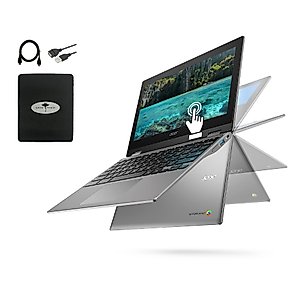 acer Newest Chromebook Spin 311 Convertible Laptop, MediaTek MT8183C 8-Core Processor, 11.6" HD Touchscreen, 4GB LPDDR4X, 32GB eMMC, WiFi 5, Bluetooth, Chrome OS, w/Ghost Manta Accessories