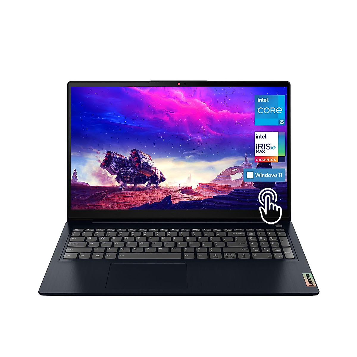 Lenovo Ideapad 3i 15.6" FHD Touch Laptop for Business, Student, Intel 11th Generation Core i5, 20GB DDR4 Memory, 1TB SSD, Intel Iris X Graphics, HDMI, Windows 11,Abyss Blue, W/GaLiMu