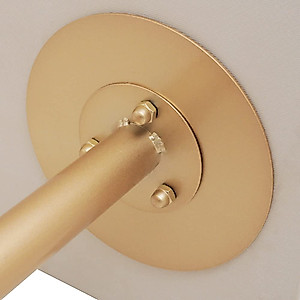 Cre Cra C Shaped End Table Snack Side Table for Couch Marble Top Under Couch Table Sofa Side Table for Couch Living Room Bedroom