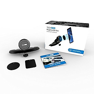 TechMatte MagGrip Universal Magnetic CD Slot Car Mount with Extra Strong Magnetic Grip (1 Pack)