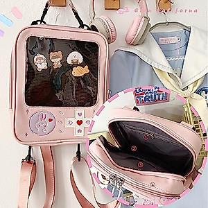Eien Kaliforua Ita Bag Cute Game Console Design Ita Bag Ladies 3 Way Ita Bag New Cartoon Kawaii Backpack