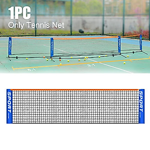 Portable Badminton Net for Tennis, Soccer, Volleyball Training Net Backyard Sport Training Foldable Portable Badminton Tennis Net for Indoor Outdoor Court Garden Beach Backyard (10ft)