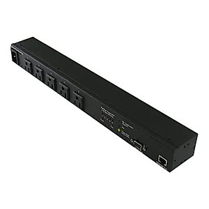Synaccess netBooter NP-05B Remote Switched PDU with 5 Power Outlets, 120V/15A. Control via Web, telnet, or USB
