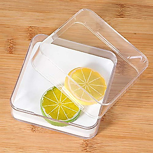 POPETPOP Display Case- Transparent Display Box with EVA Foam Board, Storage Box for Specimen Display & Collectibles