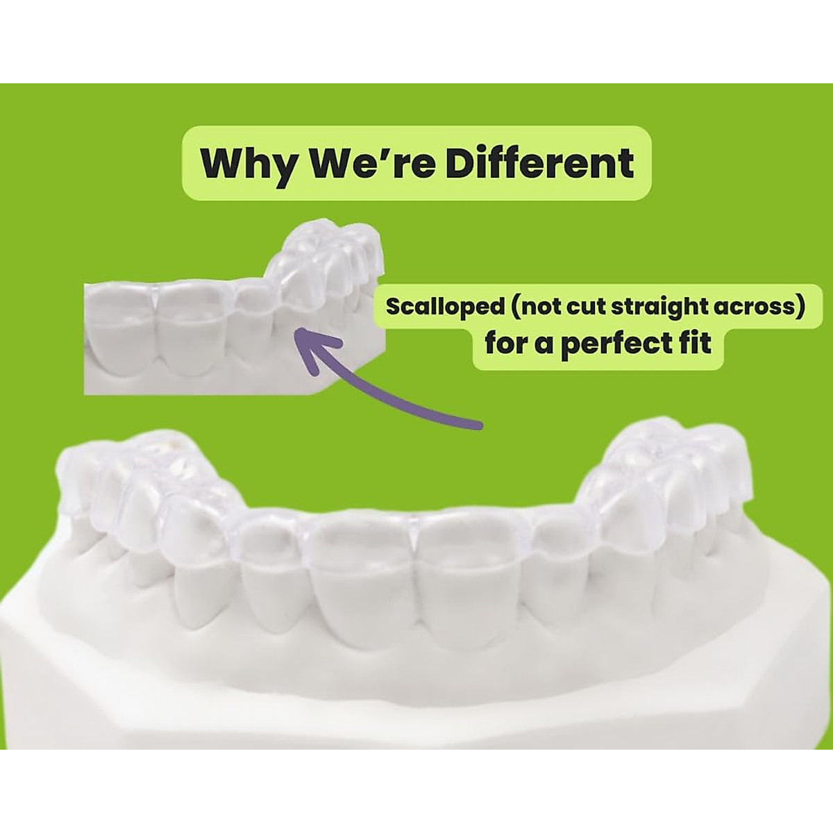 SENTINEL MOUTHGUARDS Custom Night Guard for Lower Teeth | Protects Against Teeth Grinding and Jaw Clenching | Thin, Hard, Non-Flexible, Safest Materials BPA Free | Perfect for Daytime Use