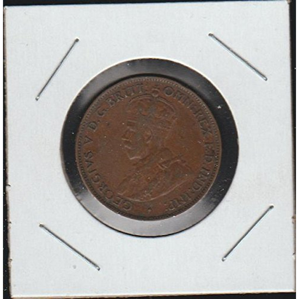 1932 AU Crowned Bust Left Halfpenny Choice About Uncirculated