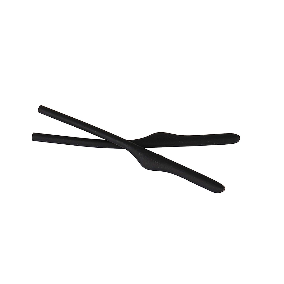 NicelyFit Temple Arm Leg Ear Socks for Oakley Keel OX3122 OX3125 Wingback OX5089 Glass Frame (Black - 1 Pair)