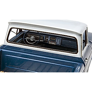 Revell 85-7225 '66 Chevy Fleetside Pickup Model Truck Kit 1:25 Scale 112-Piece Skill Level 4 Plastic Model Building Kit , Blue, 12 years old and up