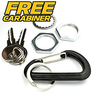 HD Switch Starter Ignition Switch Replaces John Deere 130 160 165 170 175 180 185 240 245 260 265 285 320 500 : 3 Keys & Free Carabiner