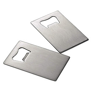 Ramddy Stainless Steel Credit Card Bottle Opener, 6 Packs