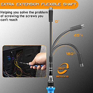 Small Screwdriver Set Precision Screwdriver Set - 122 in 1 Magnetic Mini Computer Screwdriver Kit ​with Case, Repair Screw driver Kit for Computer/Eyeglass/PC/Laptop/Mobile Phone/Watch/Camera/TV