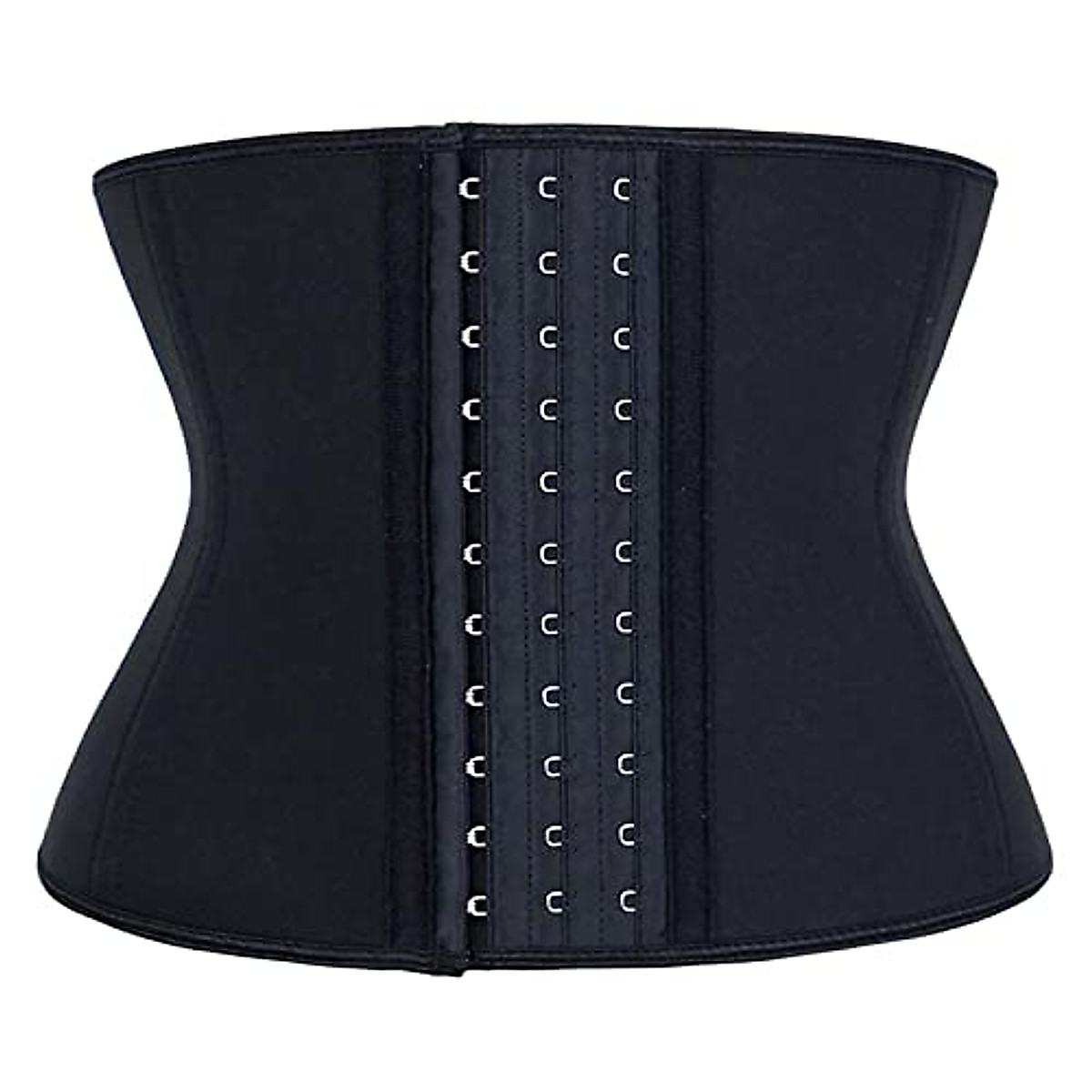 LUXURY-VITA Short Torso Waist Trainer for Women Lower Belly Fat, Waist Cincher Corset Neoprene Sweat Waist Trimmer Belt