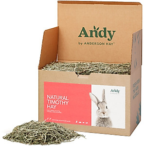 Andy by Anderson Hay Timothy Hay, 15 lbs, Premium Rabbit Food for Balanced Nutrition