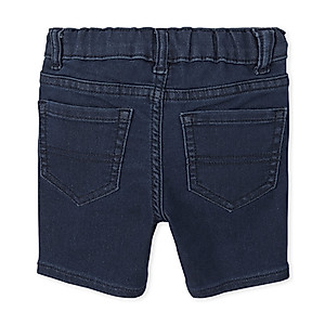 The Children's Place Baby Boys' and Toddler Denim 5-Pocket Shorts, Wexler Wash, 3T