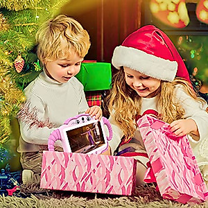 Kids Tablet 7 inch Tablet for Kids Toddlers 64GB Toddler Tablet with Case WiFi Dual Camera, Kids Android Learning Tablet Kids Software Installed Parental Control for Boys Girls YouTube Netflix