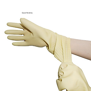 Car Wash Cleaning Latex Extended Women's Household Housekeeping Gloves Durable Waterproof Non Slip Dishwashing Gloves