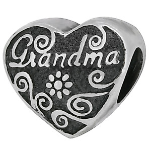 Zable Sterling Silver Grandma Compatible Bead/Charm