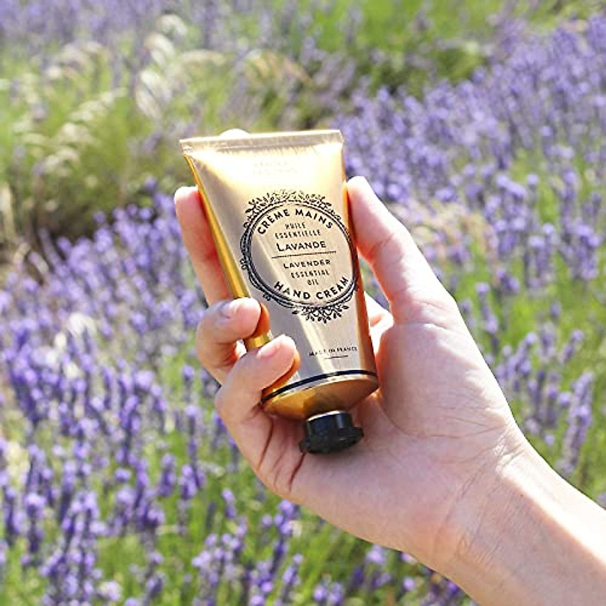 Panier des Sens Lavender Hand cream for dry cracked hands with Olive oil - Made in France 97% natural - 2.6floz/75ml