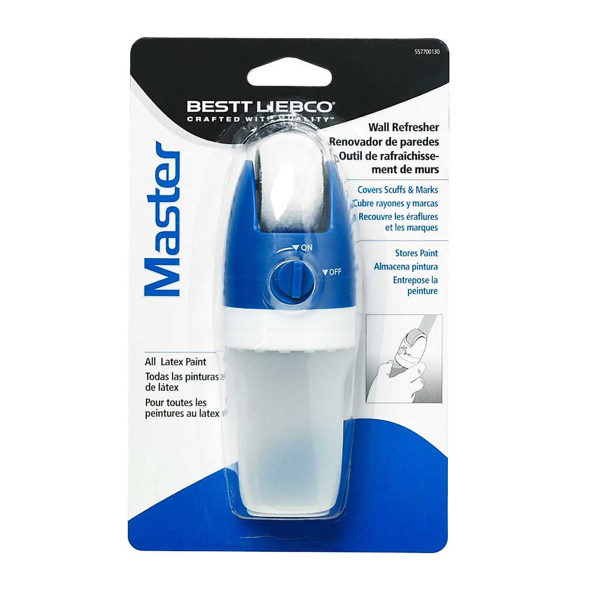 Bestt Liebco Accessories 1" Touch Up Painter with Storage Black