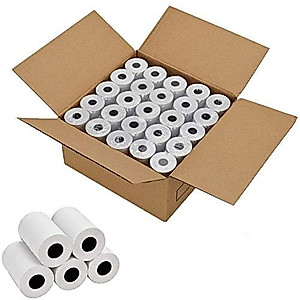 Thermal Paper 2 1/4 inch x 50 feet, Cash Register POS Receipt Paper for Credit Card Machine (50 Rolls)