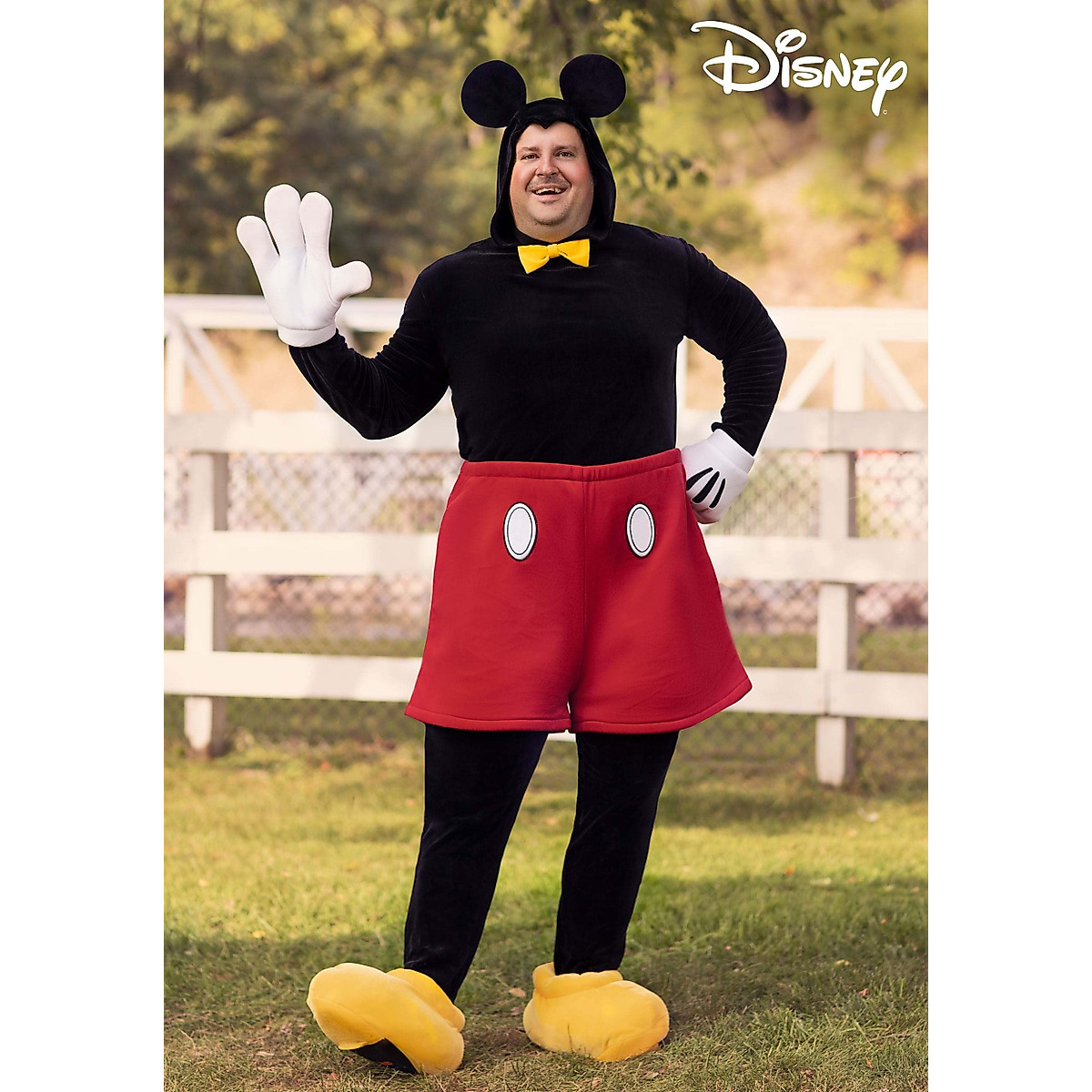 Fun Costumes Deluxe Disney Mickey Mouse Costume Adult Plus Size 2X Red