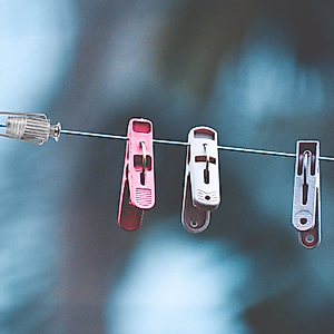 Cabilock 4PCS Metal Clothes Line Tensioners: Clothesline Tightener Clothes Line Tensioner Clothesline Spring Tensioner Clothesline Ratcheting Tensioners for Pulleys and Fixed Clothes Line Home