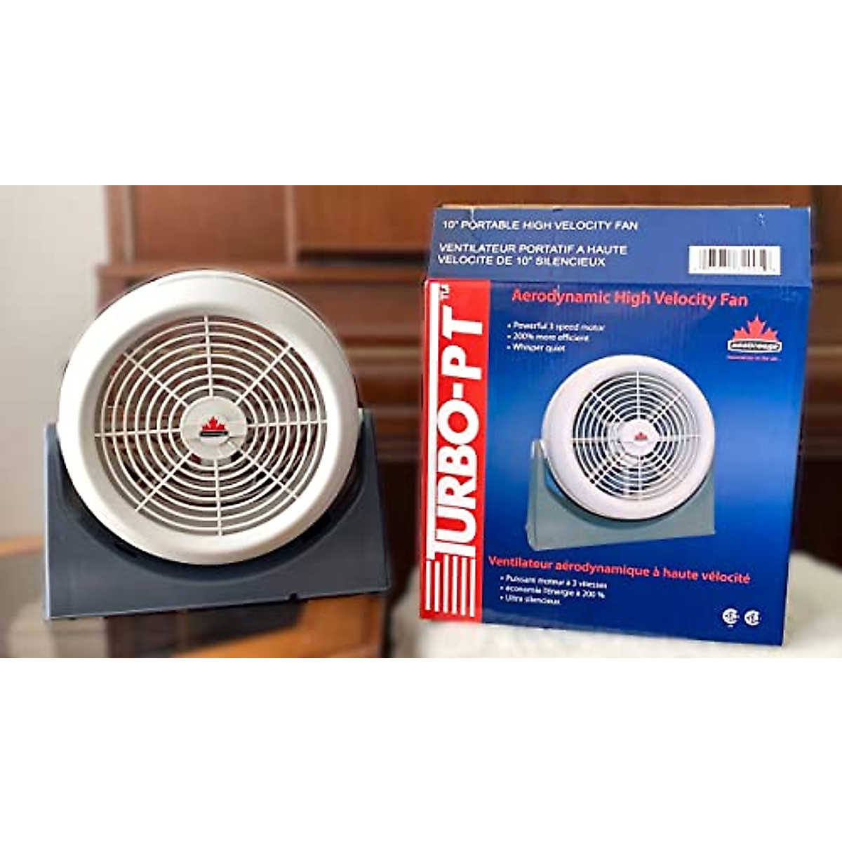 Seabreeze 320-0 "Turbo PT Aerodynamic 10" High Velocity Fan, White