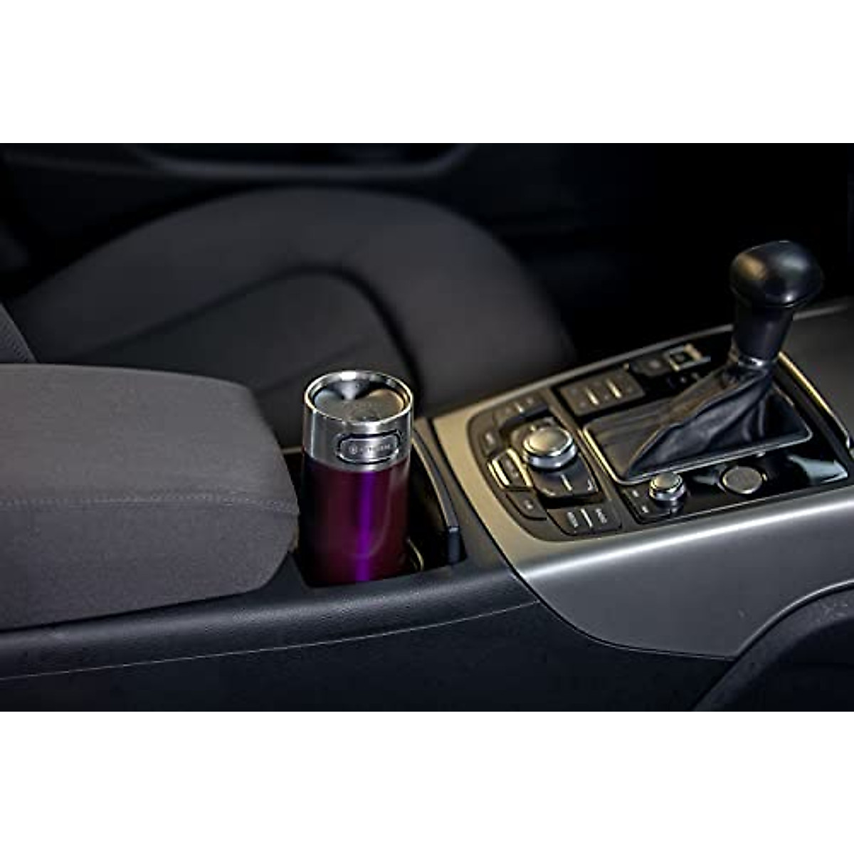 Contigo Luxe Autoseal Travel Mug, Stainless Steel Thermal Mug, Vacuum Flask, Leakproof Tumbler, dishwasher safe, Coffee Mug with BPA Free Easy-Clean Lid, Merlot, 360 ml