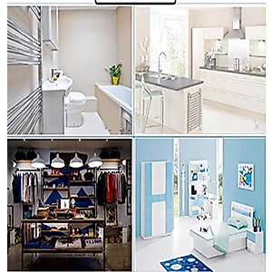 Castuvy Cazlangtvy 9PCS 304 Stainless Steel 3 inch S Flat Hook S Shape Durable Hook Kitchen Pot Storage Box, Bedroom and Office, Home, Garden, Workplace, Outdoor, Silver, 3inch x0.9inch