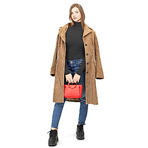 NY Threads Women's Turtleneck Long Sleeve Shirt Slim Fit Thermal Base Layer Tops 1 Pack, Medium, Black