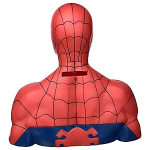 Semic Distibution BBSM001 Marvel Other Spiderman Spider-Man Piggy Bank 19Cm, Multi-Coloured