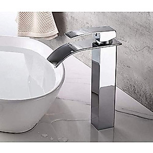 Kitchen Taps Faucet Copper Tall Bathroom Sink Faucet Single Handle Hot and Cold Water Bath Deck Mounted Sink Faucets Single Handle Tap Tap