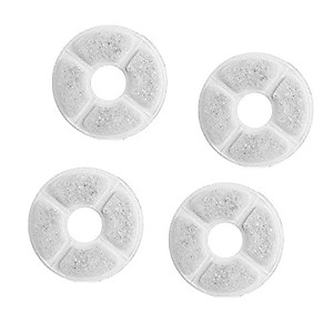 TUOWS Pet Fountain Filters Replacement Cat Water Fountain Filter Activated Carbon Filter for Automatic Water Dispenser Dog Drinking Fountain (16 Pack)