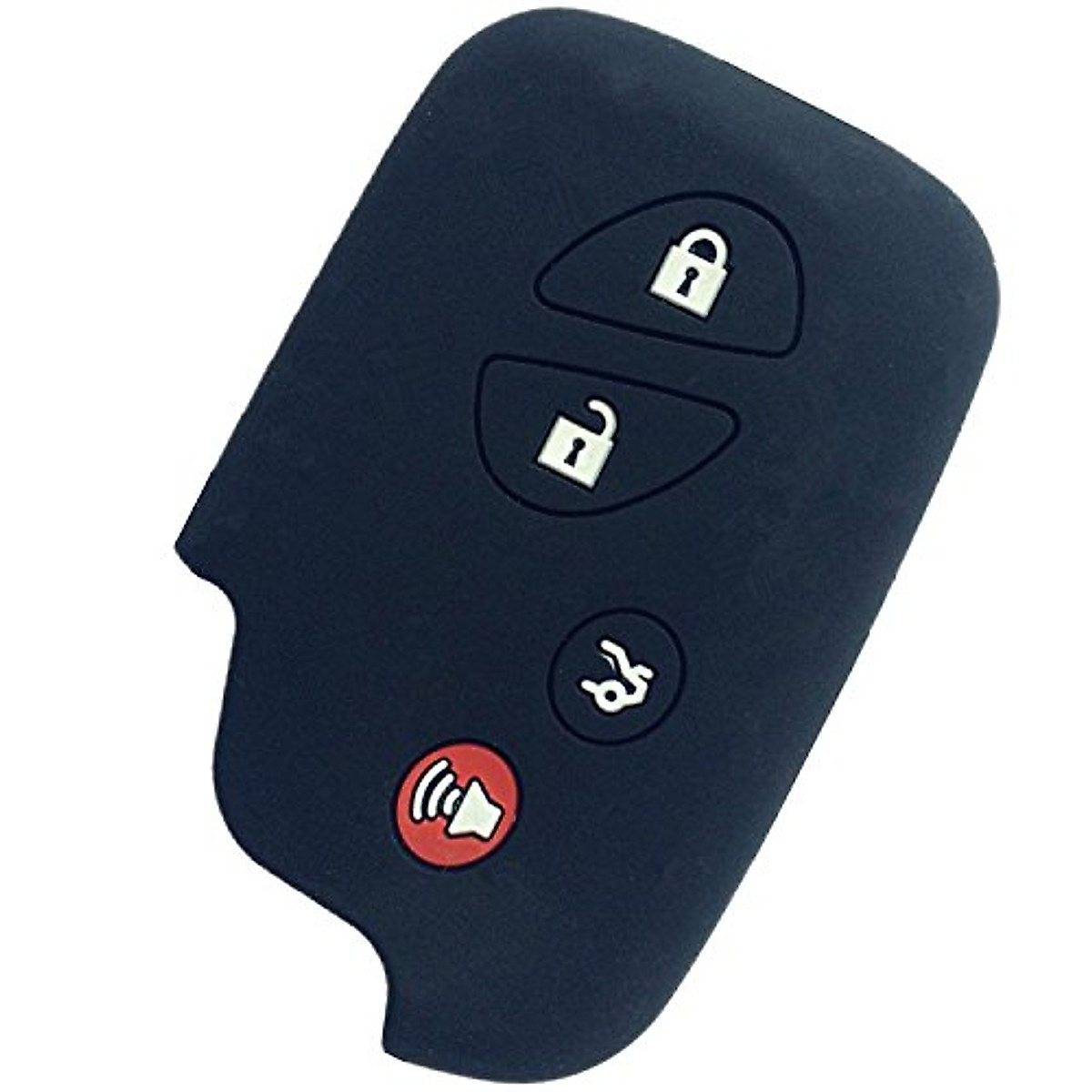 RPKEY Silicone Keyless Entry Remote Control Key Fob Cover Case Protector Replacement Fit for Lexus ES350 GS300 GS350 GS430 GS450h ISC IS250 IS350 LS460 LS600h HYQ14AAB 89904-50380 89904-30270