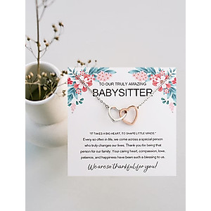 Babysitters Gifts Gifts For Babysitter Female Thank You Gift for Babysitter (BABYSITTER card)