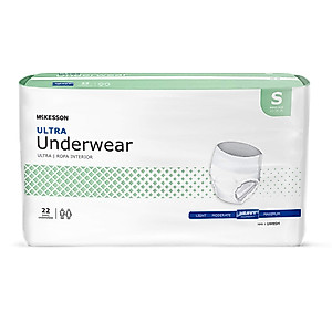McKesson Ultra Underwear, Incontinence, Heavy Absorbency, Small, 88 Count