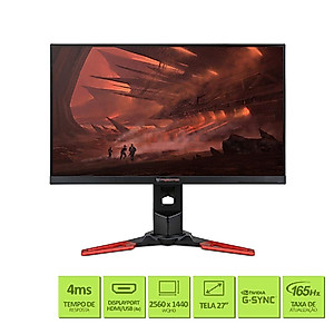 Acer Predator XB271HU bmiprz 27" WQHD (2560x1440) NVIDIA G-SYNC IPS Display, (Display Port & HDMI Port, 144Hz)